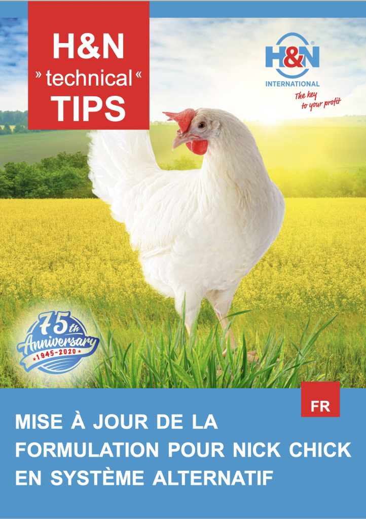 Mise à jour de la formulation pour nick chick en système alternatif ...